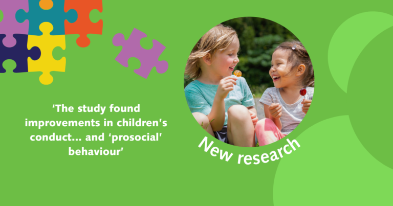 The Solihull Approach 10-week group programme leads to improvements in children’s conduct ...